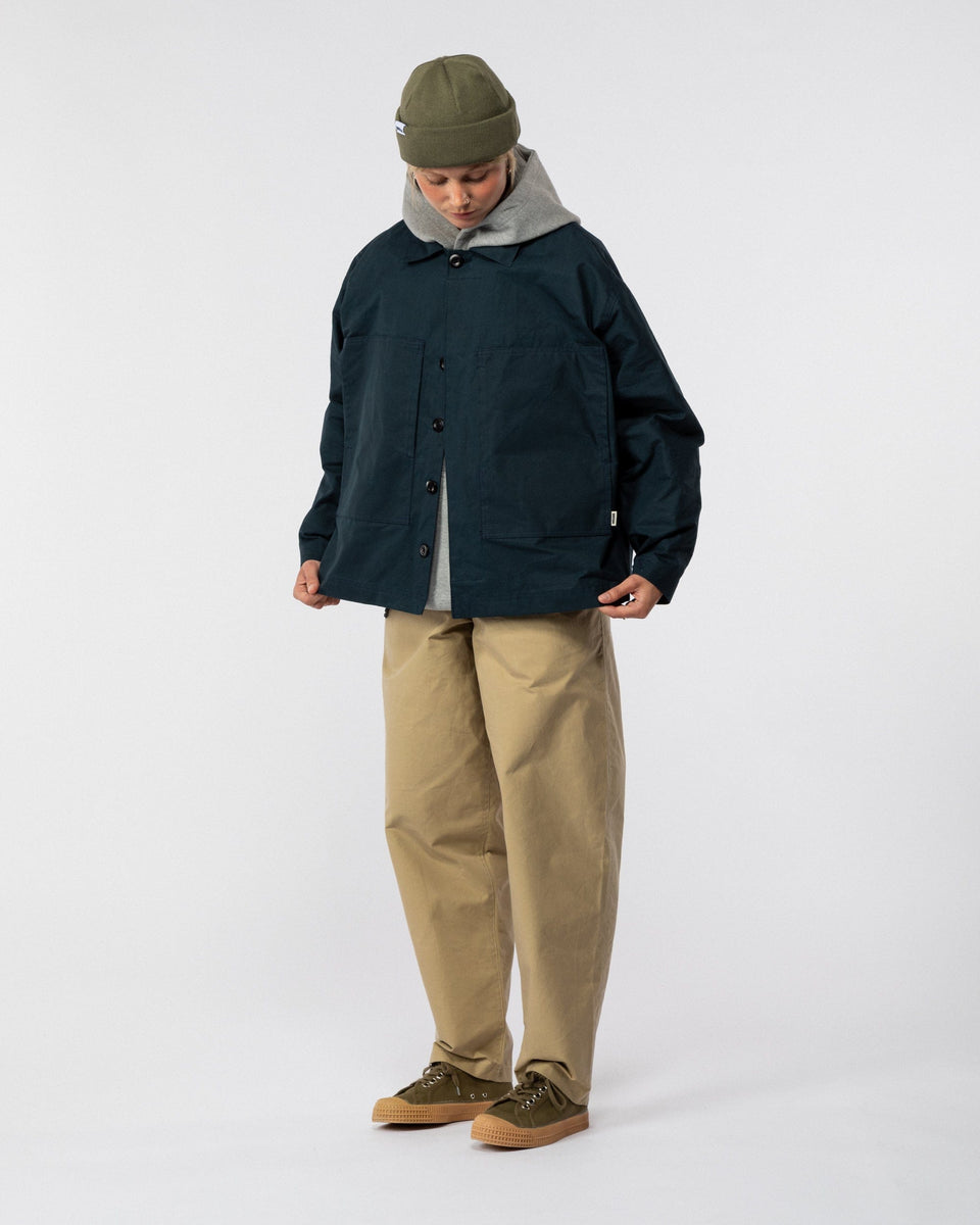 Nell Overshirt & Hood Set - Indigo Blue – WAWWA Ф