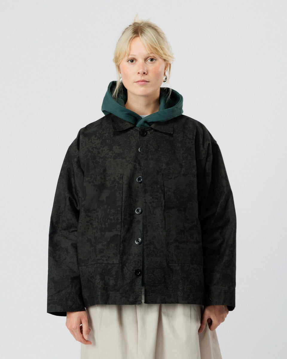 Nell Overshirt - Black Ink – WAWWA Ф