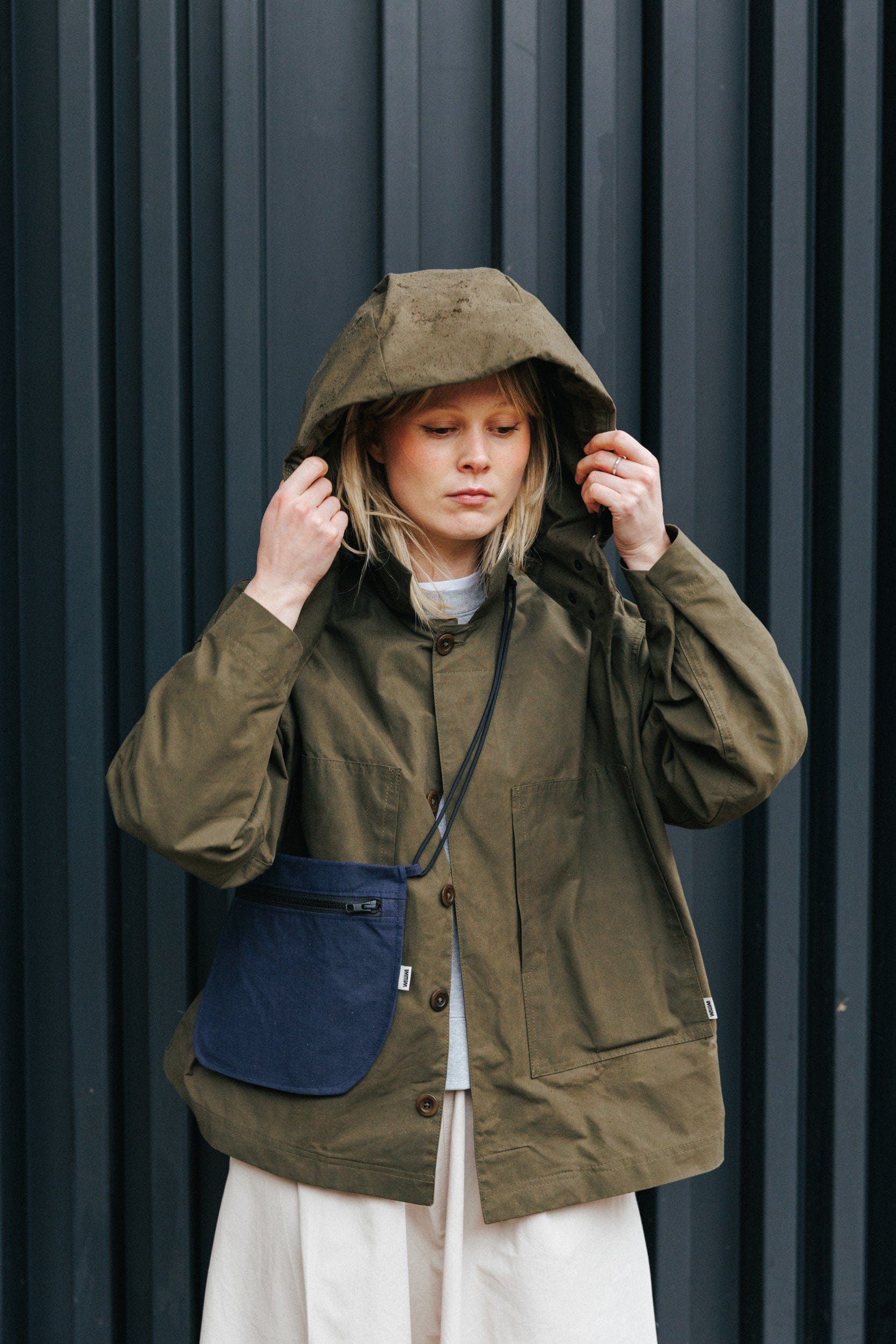 Nell Overshirt - Khaki Green – WAWWA Ф
