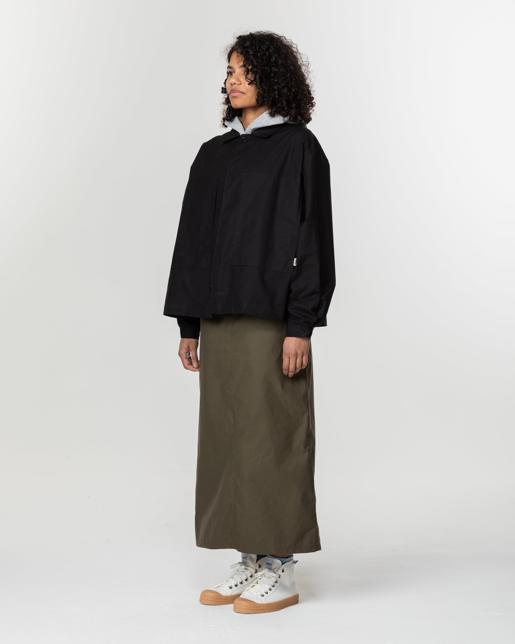 Nell Overshirt - Black – WAWWA Ф